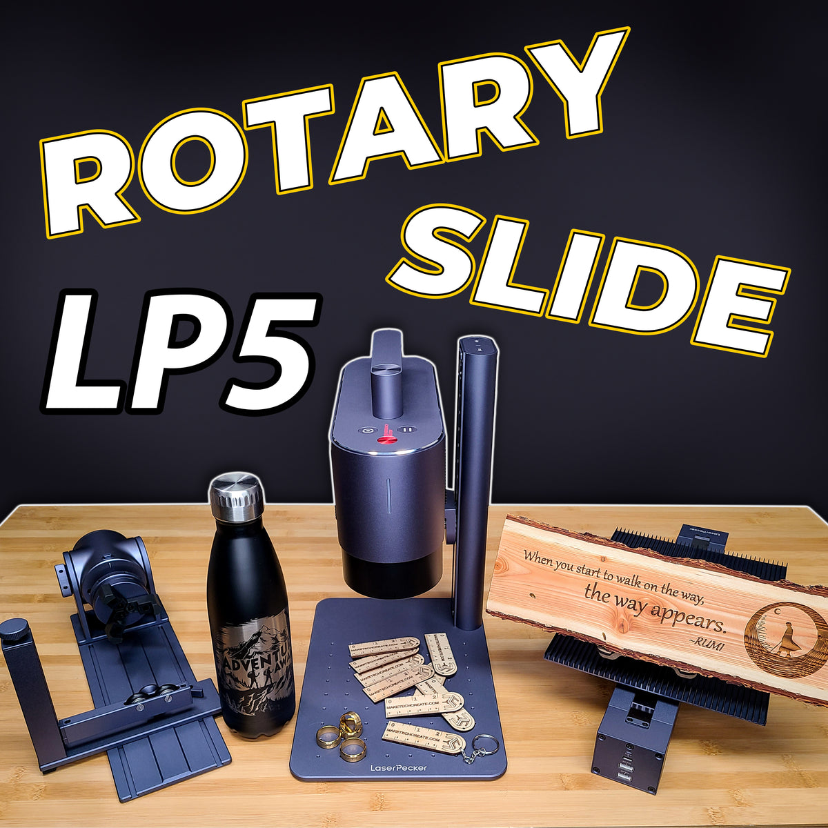 LaserPecker Slide & Rotary: Are These Add-Ons Worth It? – MakeTechCreate