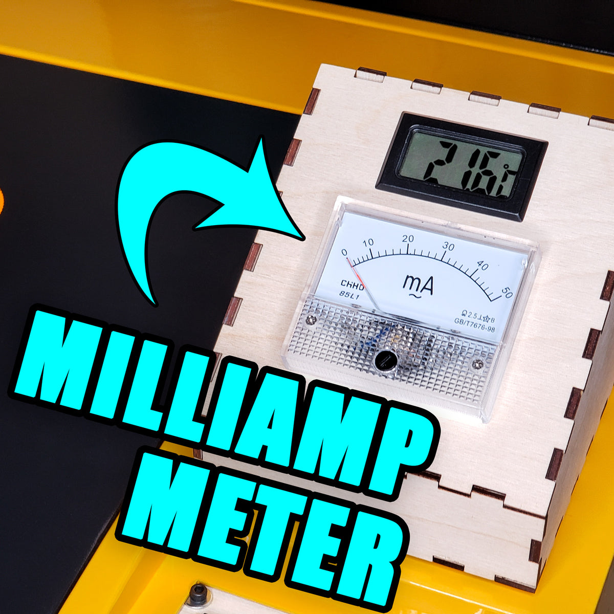 Install a Milliamp Meter / mA Meter on a CO2 Laser Cutter – MakeTechCreate