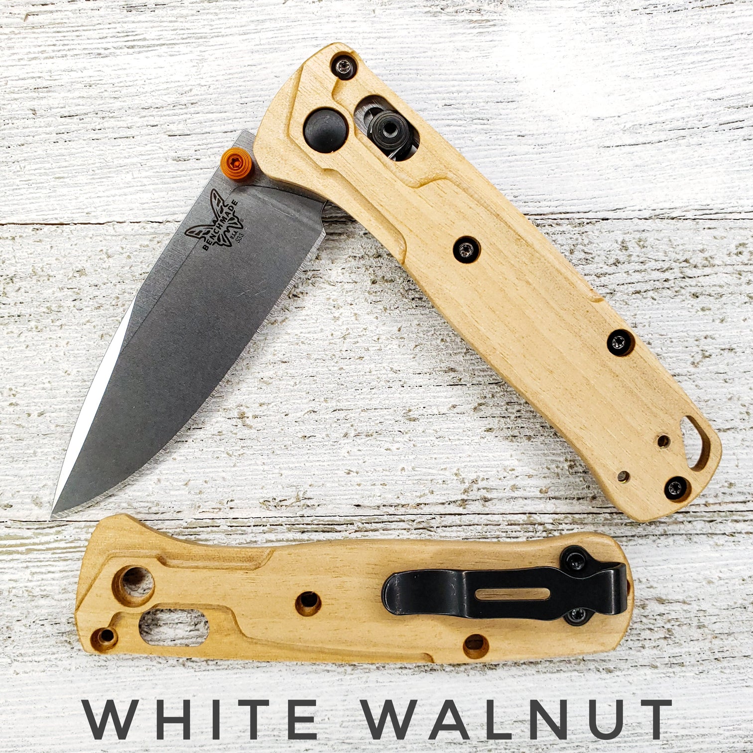Benchmade MINI Bugout Scales / Benchmade 533 Wood Scales - Style 2 ...
