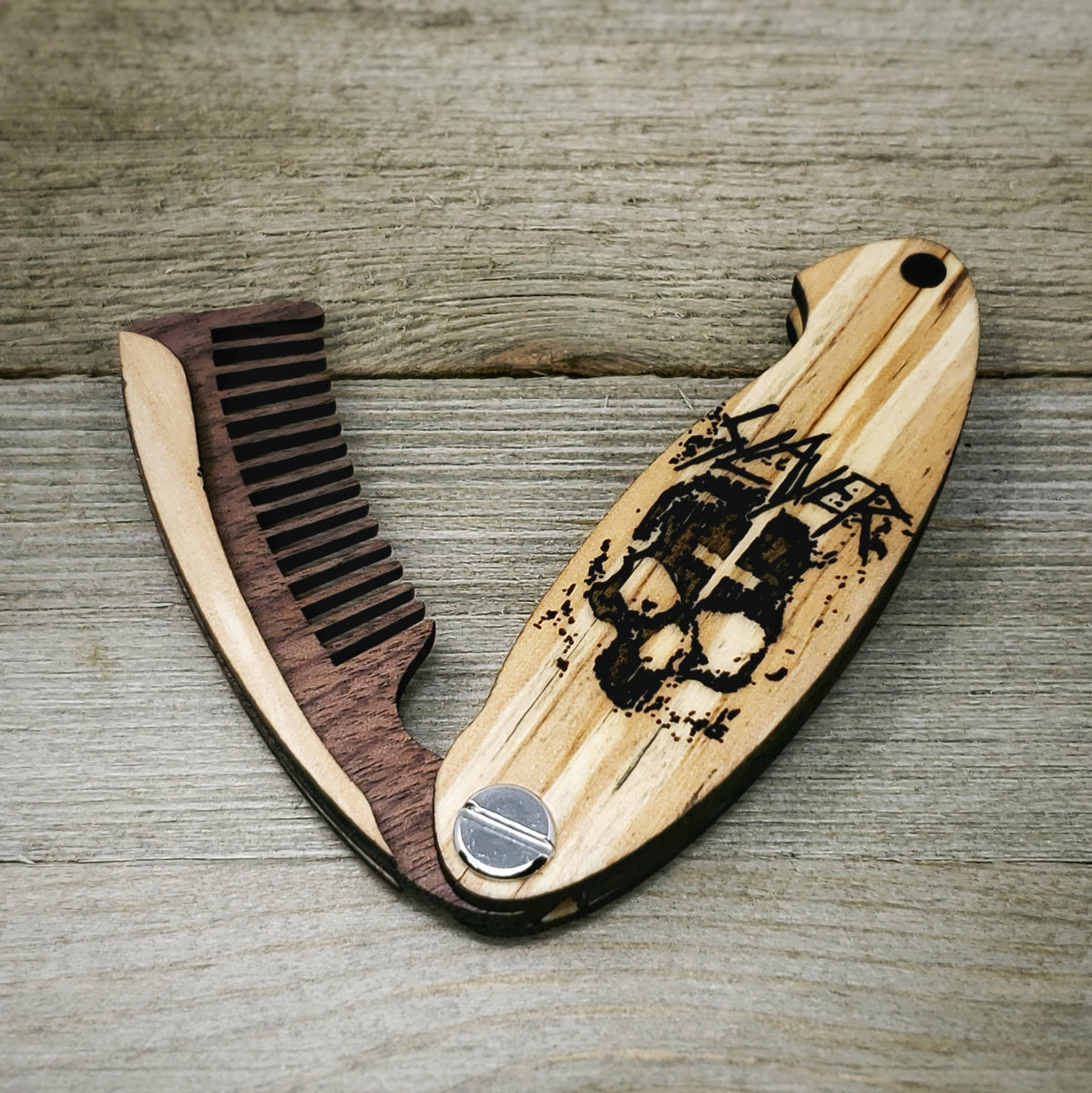 Slayer Folding Beard Comb – MakeTechCreate