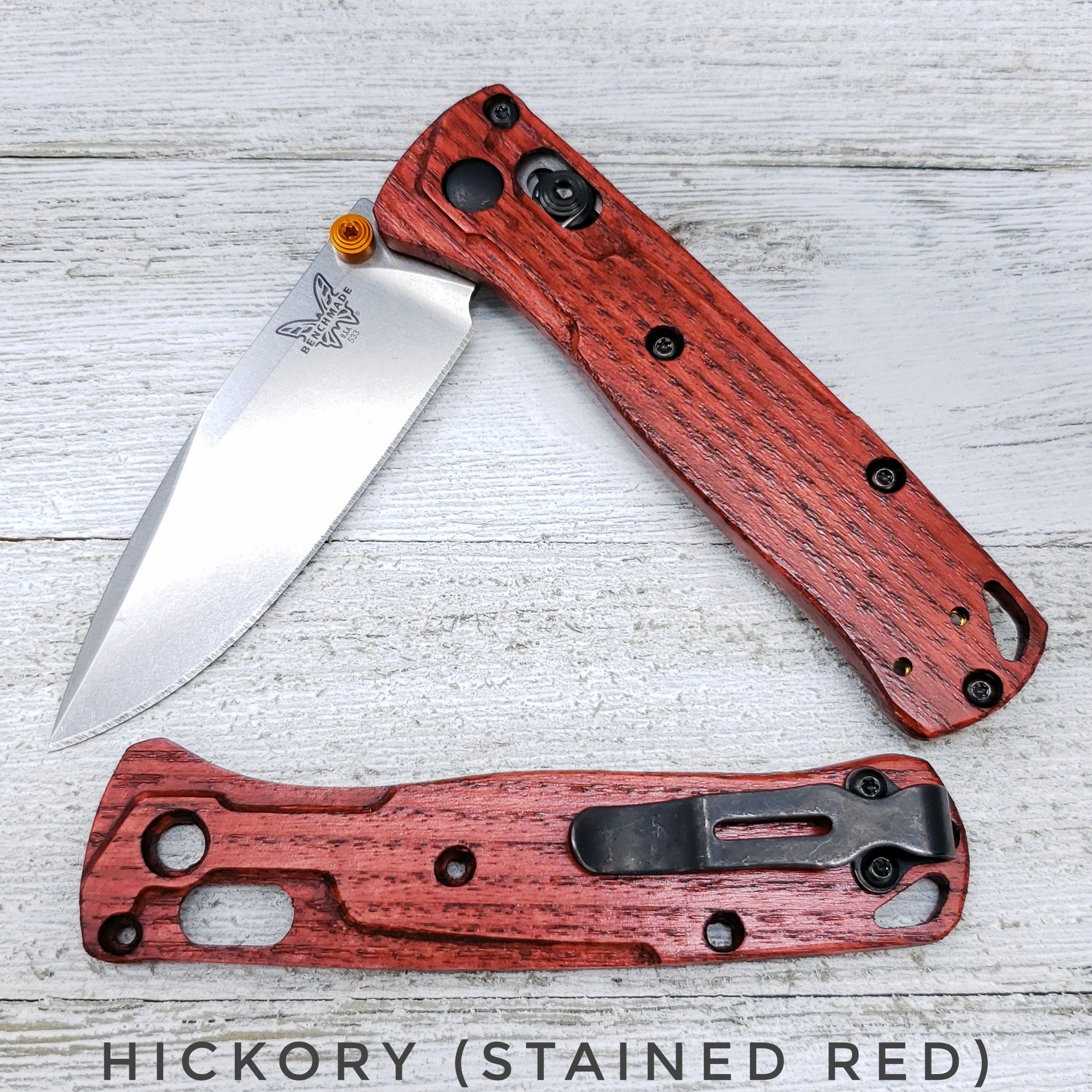 Benchmade MINI Bugout Scales / Benchmade 533 Wood Scales - Style 2 ...