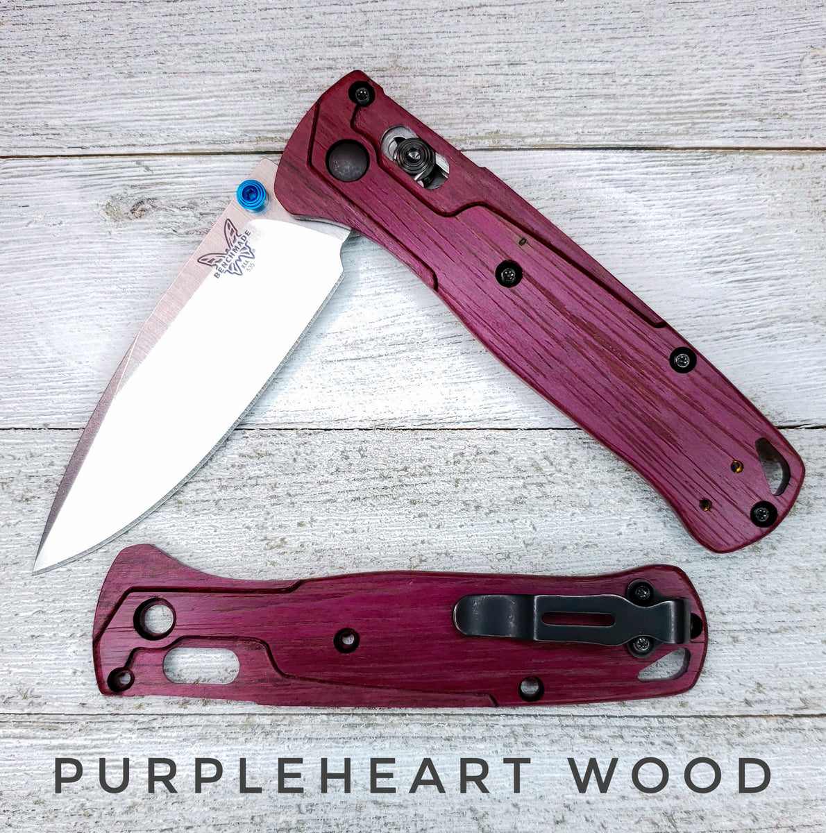 Benchmade Bugout Scales / Benchmade 535 Wood Scales - Style 2 ...